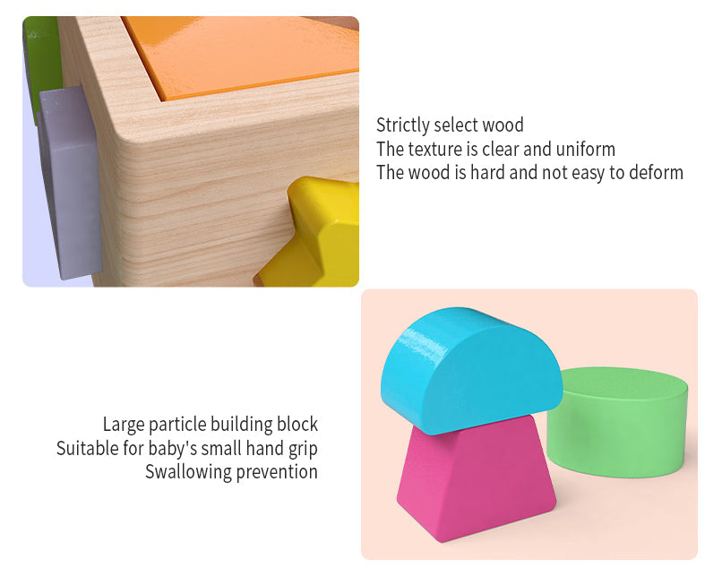 Wooden Cart Sorter Cube – Allomama Brunei